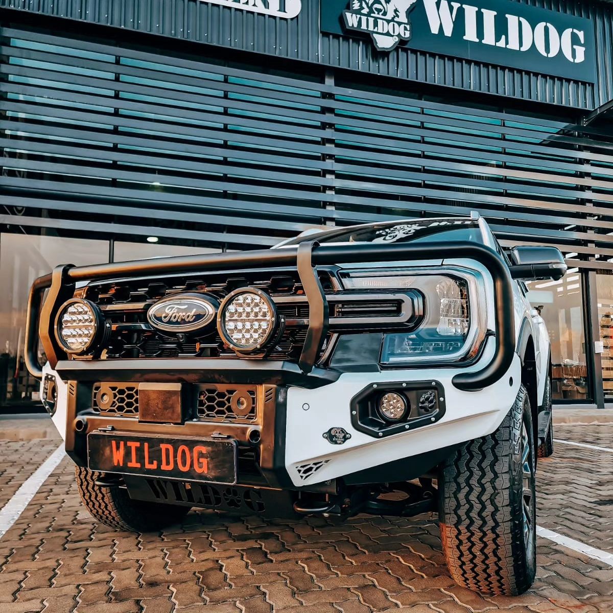 Ford Ranger Next Gen 2023+ Wildog Hunter Bull Bar - HJM Offroad 4x4 Accessories